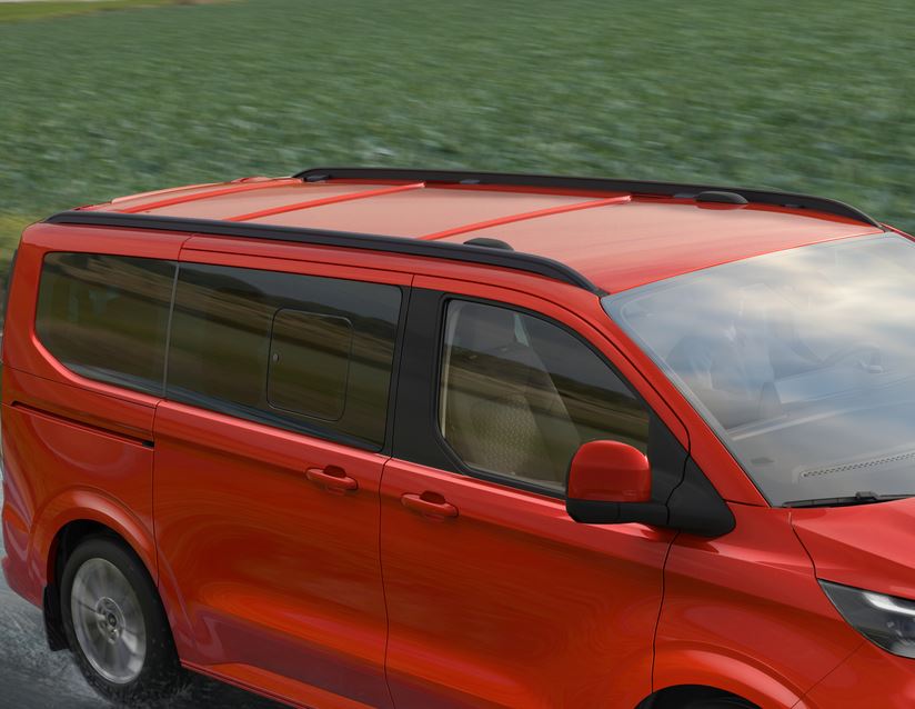 Original Ford Tourneo/Transit Custom Barras longitudinales portaequipa | Ford Shop España
