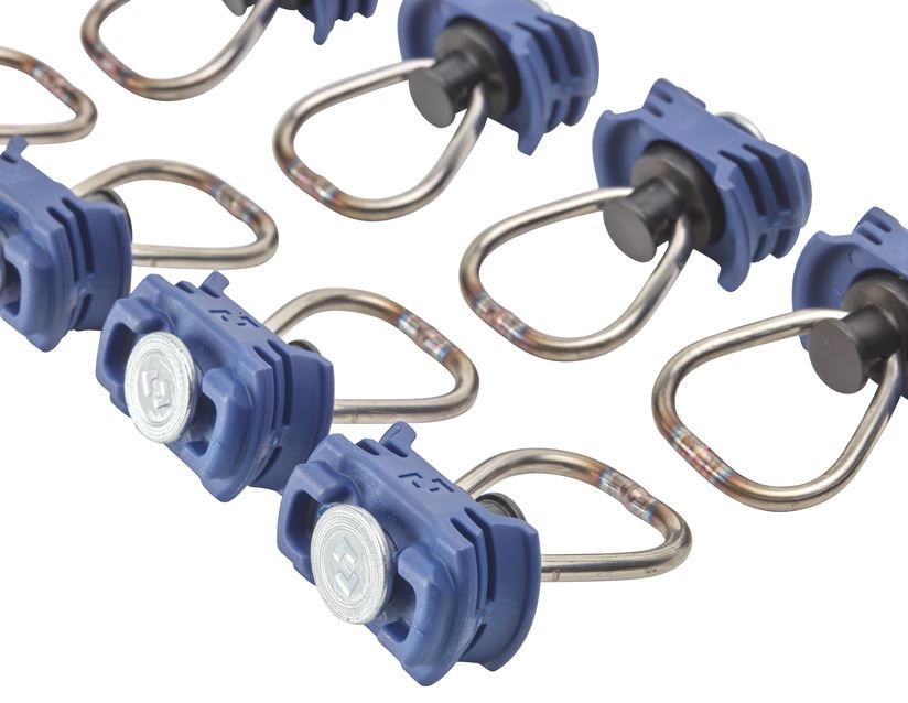 Original Ford Transit/Transit Argollas de sujeción de carga en color a ...